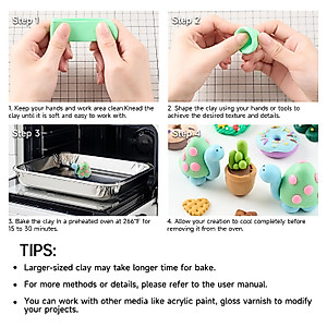 Polymer Clay, Shuttle Art 82 Colors Oven Bake Modeling Clay, Creative Clay Kit with 19 Clay Tools and 16 Kinds of Accessories, Non-Toxic, Non-Sticky, Ideal DIY Art Craft Clay Gift for Kids Adults