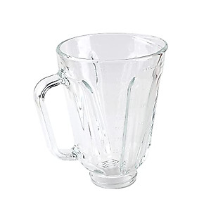 Veterger Replacement parts Glass Jar with lid, Compatible with Hamilton Beach Blenders (5cups)