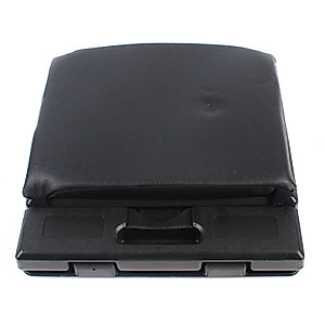 Car Footrest, Foot Rest Stool Ergonomic Adjustable Height Under Desk/Car Comfortable Footrest Business Trip Ottoman Stool Black