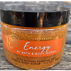 Bath & Body Works Aromatherapy Energy Orange Ginger Sugar Scrub 13 fl oz