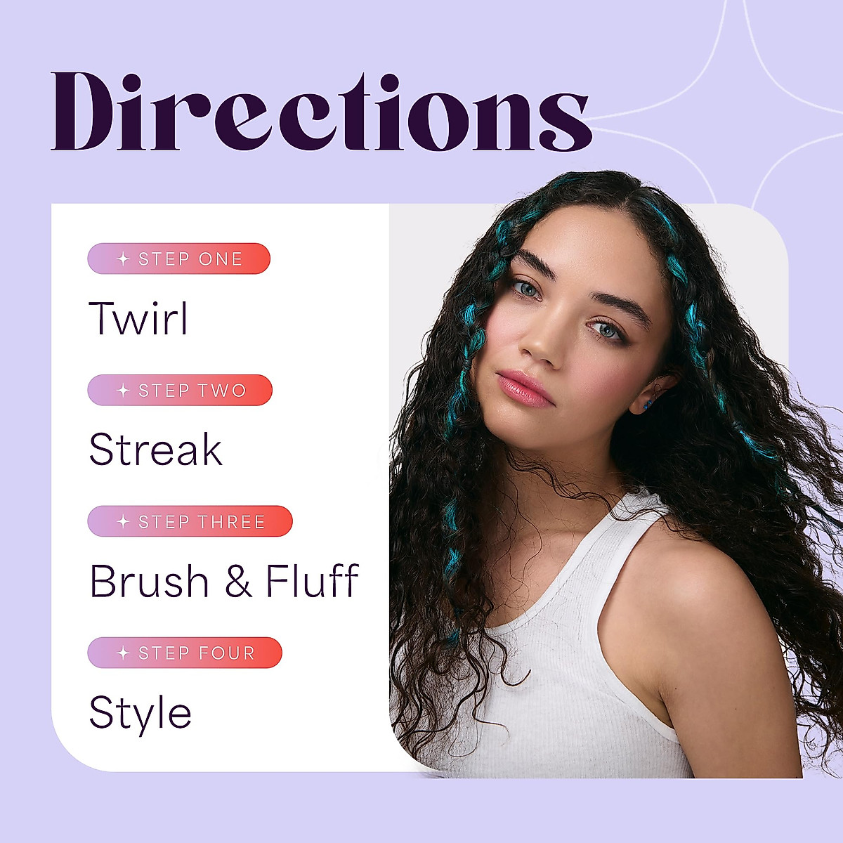 Hally Hair Temporary Hair Color, Shade Stix (Red) - 12 ml Washable Hair Chalk for Kids, Teens & Adults - One Day Pop of Color Hair Dye for Festivals, Sporting Events & Parties, All Hair Types