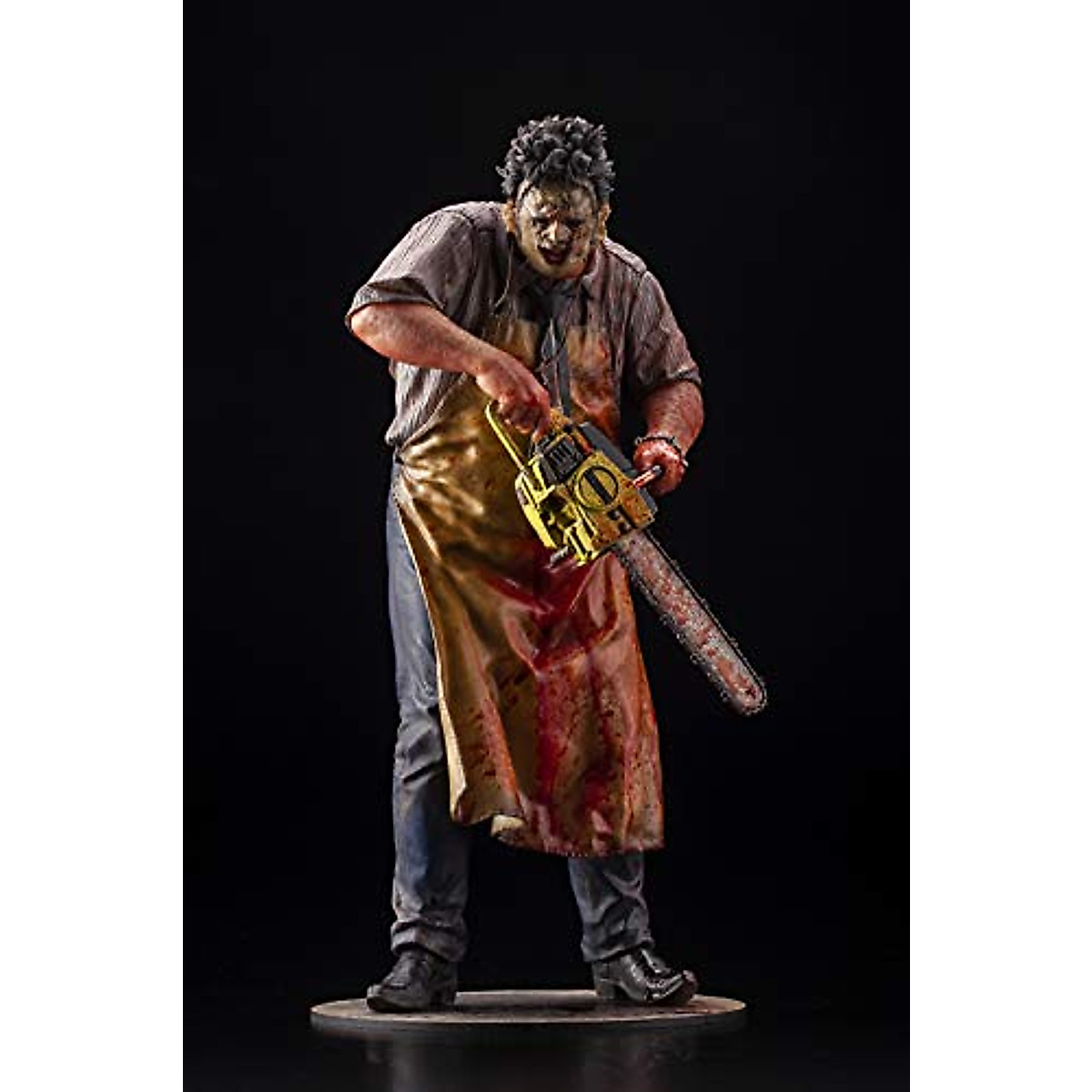 Kotobukiya The Texas Chainsaw Massacre: Leatherface (1974 Slaughterhouse Version) ArtFX Statue, Multicolor, 6 inches