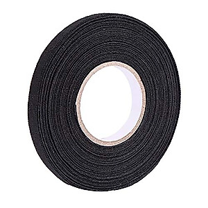 Keenso Felt Tape Automotive, Multipurpose Car Wiring Harness Tape Self Adhesive Anti Squeak Rattle Tape Dash, Black (9mm × 25m)