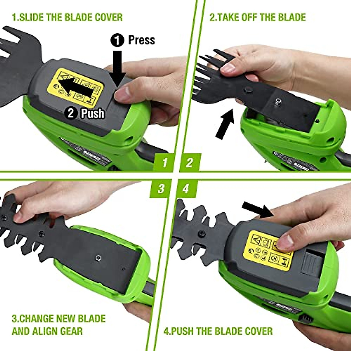 WORKPRO Cordless Grass Shear and Shrubbery Trimmer & WORKPRO Power Tool Organizer