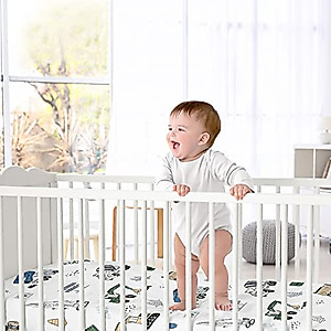 Sweet Jojo Designs Construction Truck Boy Fitted Crib Sheet Baby or Toddler Bed Nursery - Grey Yellow Black Blue and Green Transportation