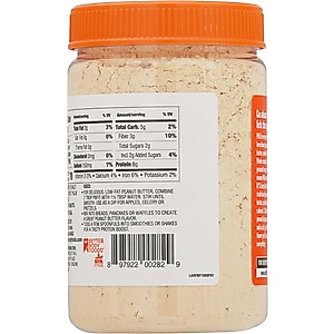 PBfit All-Natural Peanut Butter Powder, Peanut Butter Powder from Real Roasted Pressed Peanuts, 8g of Protein 8% DV (15 oz.)