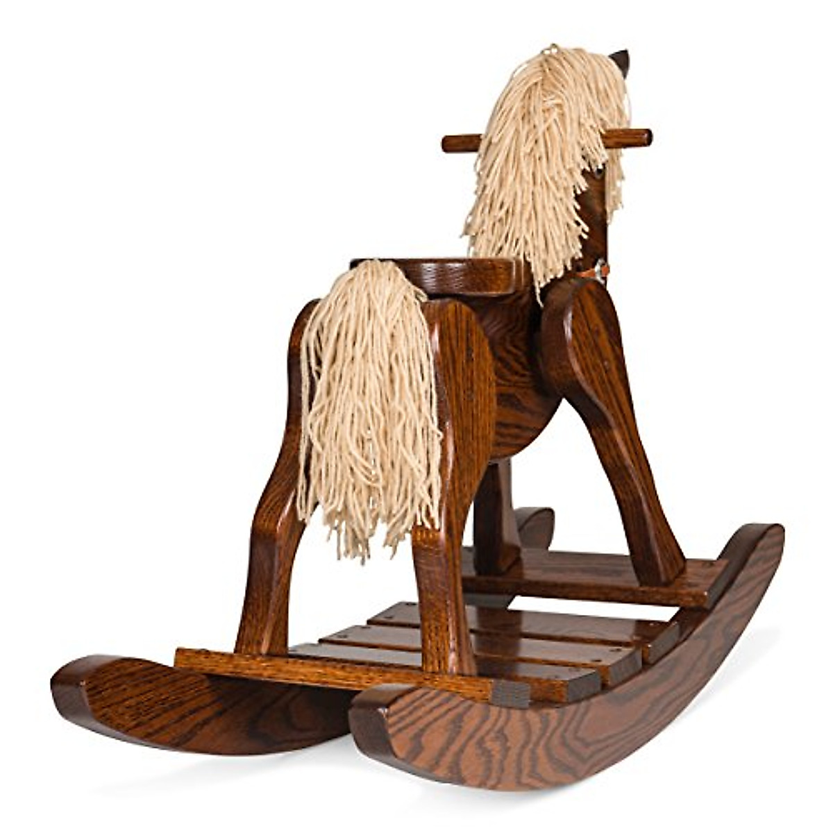 LifeSong Milestones Amish-Made Wooden Rocking Horse for Toddlers and Kids Perfect Housewarming Gift and Decorative Piece - Durable and Safe Rocking Horse for Toddlers