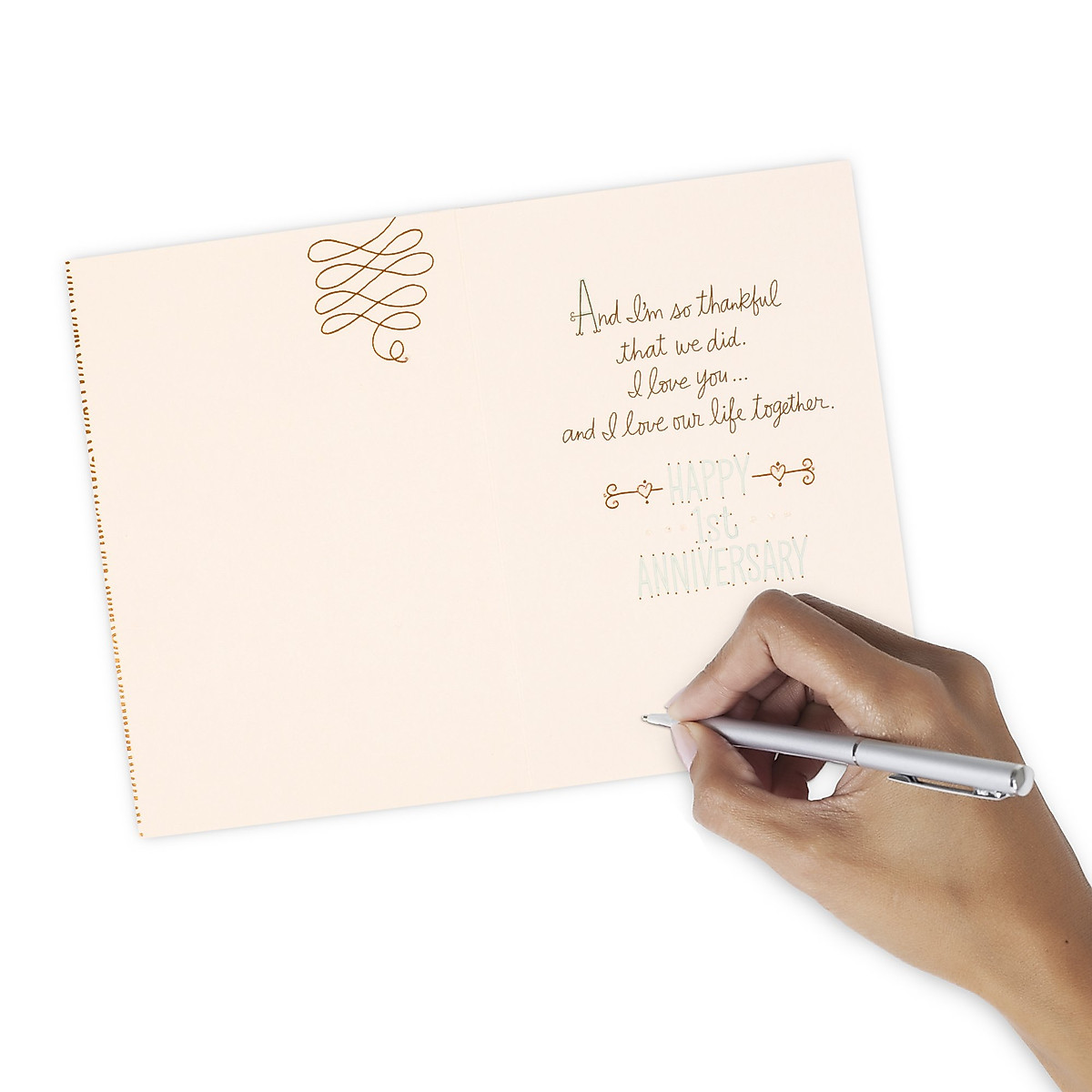 Hallmark 1st Anniversary Card (Chance on What Could Be)