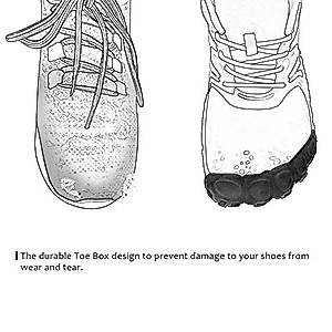 Oranginer Men's Barefoot Shoes Wide Toe Box Comfy Breathable Quick Dry 5 Fingers Shoes for Men Gray/Red Size 9.5