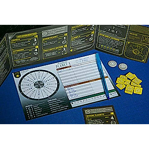 Renegade Game Studios The Search for Planet X, 1-4 Players, Ages 13+, 60-75 Minutes, Take on The Role of Astronomers, Deduction Game