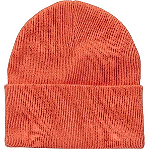 Carhartt Unisex Child Kids Knit Beanie Watch Hat, Living Coral, 2-4T