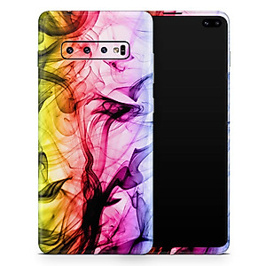 DesignSkinz Neon Glowing Fumes Protective Vinyl Decal Wrap Skin Cover Compatible with The Samsung Galaxy S20 (Screen Trim & Back Glass Skin)