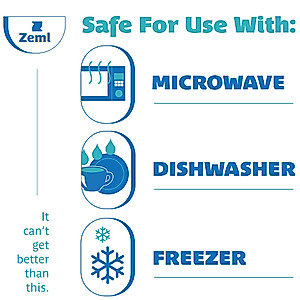 ZEML 16 oz. Deli Food Storage Containers With Leak-proof Lids - 24 Sets