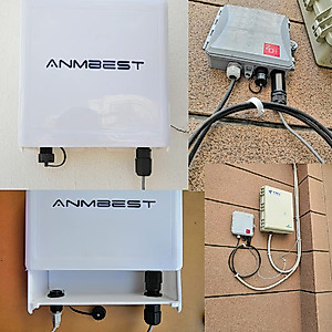 Anmbest 5PCS M22Z Shielded RJ45 Waterproof Cat5/5e/6 8P8C Connector IP67 Ethernet LAN Cable Connector Double Head Outdoor LAN Coupler Adapter Female to Female