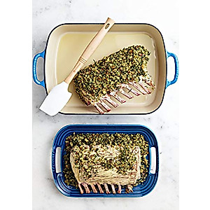 Le Creuset Enameled Cast Iron Signature Rectangular Roaster, 5.25 qt. (11.7" x 16.8") , Marseille