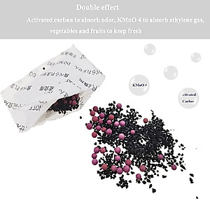 xcivi 6 Pack Produce Preserver Filter Refills compatible with OXO Good Grips GreenSaver Produce Keeper, Extends The Life of Your Fruits and Veggies and Keep Them Fresh Longer