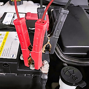 AUCELI 2Pcs Battery Jumper Cable Clamps, Heavy Duty Car Battery Charger Alligator Clips, Power Replacement Battery Welding Machine Crocodile Clamps, Auto Accessories for All kinds of Cars and Boats