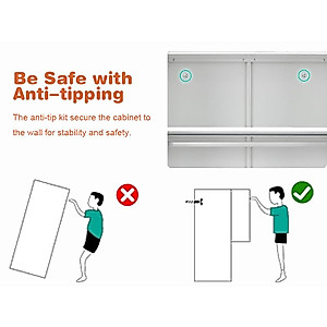 Boegica 67" Tall Metal Bathroom Storage Cabinet,6-Tier Freestanding Linen Tower Cabinet with 2 Doors and 1 Open Compartment,Narrow Slim Bathroom Floor Cabinet for Small Spaces,Modern,Black