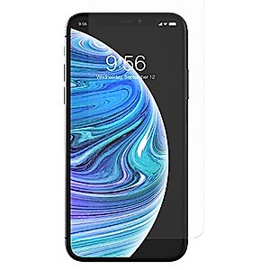 ZAGG InvisibleShield Glass+ Screen Protector – High-definition Tempered Glass for the Apple iPhone XS/ X – Impact & Scratch Protection