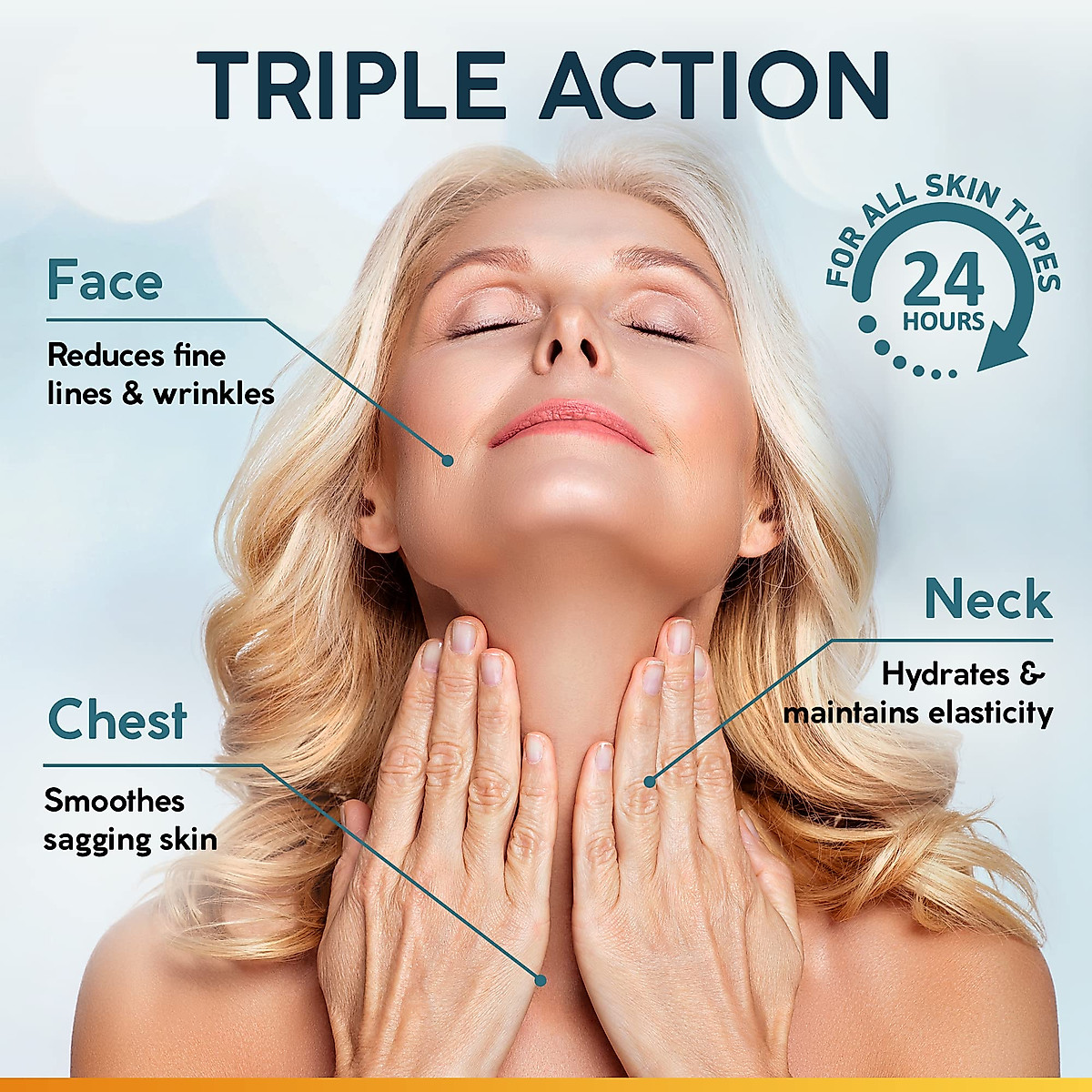 NUVADERMIS Hibiscus and Honey Firming Cream - Skin Tightening Cream - Reduces Fine Lines - Lifts and Moisturizes Skin with Natural Collagen and DMAE - Made in USA, 1.7 oz Jar