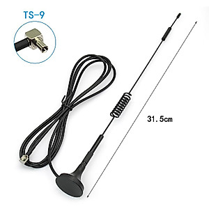 10dBi External 4G LTE 5G Dual TS9 Magnetic Antenna for Netgear AT&T Nighthawk M6 MR6110 MR6500 M5 MR5100 MR5200 M1 MR1100 Verizon Jetpack 8800L MiFi Hotspots Netgear LB1120 Router, Slinkdsco
