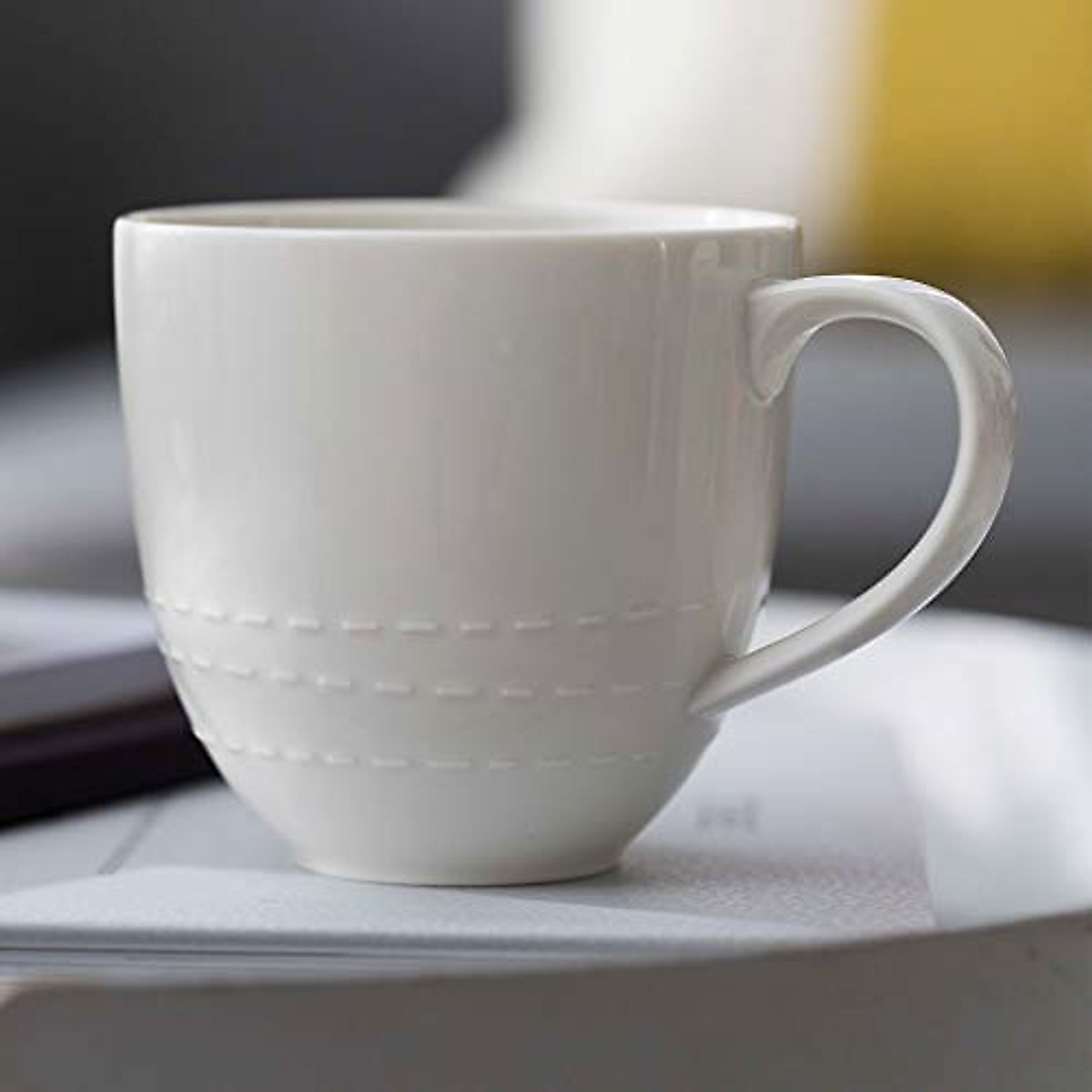 Villeroy & Boch it's my moment Mug Straight : White, 15.75 oz, Premium Porcelain, White