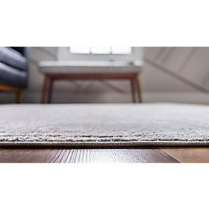 Unique Loom Portland Collection Bohemian Vintage Inspired Tone Design Area Rug, 10' 0" x 13' 0", Ivory/Gray