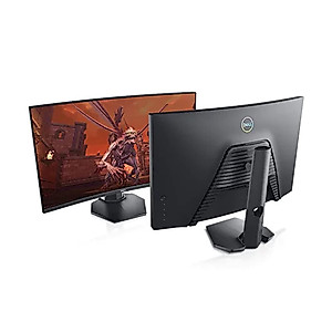 Dell 2022 S2721HGF 27" 144Hz FHD LED Curved Gaming Monitor, 1920 x 1080 Resolution, Adaptive-Sync, 144Hz Refresh Rate, 16:9 Aspect Ratio, 178 Viewing Angles, HDMI, DisplayPort, Audio line-Out, Black