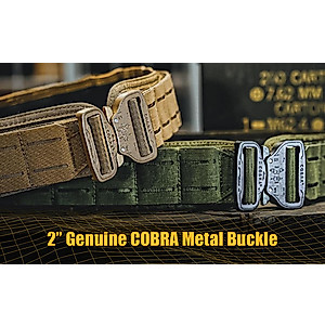 Condor LCS Cobra Gun Belt (Black, Medium/Large: 40.5"-44.5" Long, Waist 34"-36")