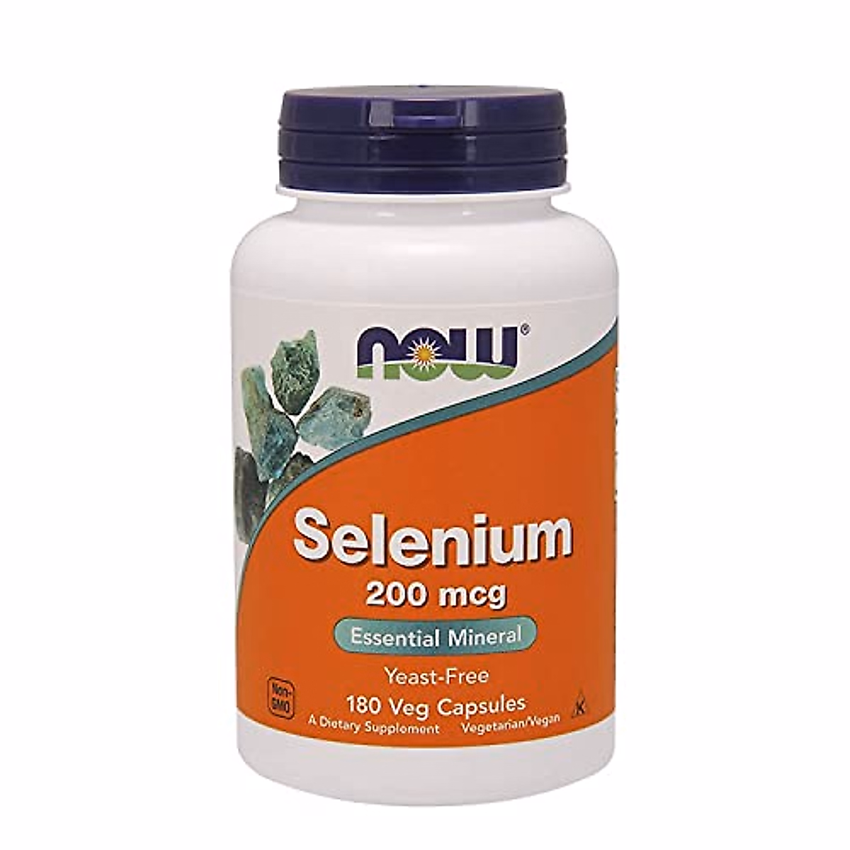 NOW Foods Selenium 200 mcg VCaps, 180 ct