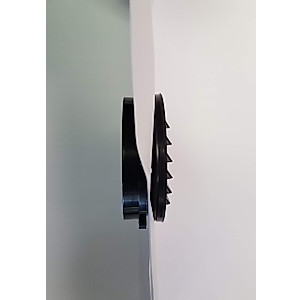 The Display Shield Louvered Vent, Bug Screen, 60ppi Filter, Seal and Cap, 2.5", Black