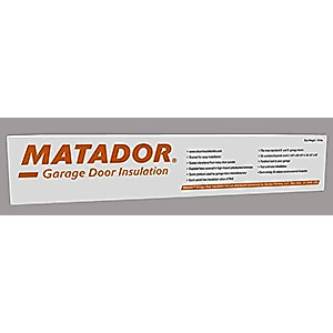 Matador EP1323054_02 SGDIK002 Garage Door Insulation Kit, X-Large, White