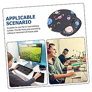 Ergonomic Pad Bowl Pad Keyboard Wrist Support Desktop Mat Pad Mat for Desk Pad with Wrist Support Print Pads Rest Pad Mousepad with Wrist Rest Padded Pad Sponge Pad Silica Gel Pad