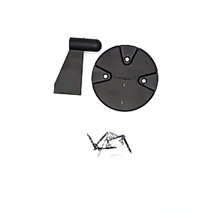 Wall Mount for Suspension Boom Arm, Round Plate and Attaching Holder Piece Compatible with Microphone Stand,Mobile phone Stand,Webcam Stand