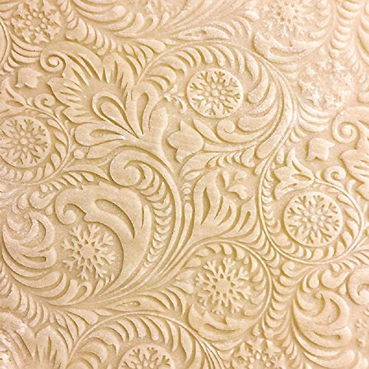 rolling pins for baking,embossed rolling pin, Engraved Embossing Rolling Pin Kitchen Decor Tools for Baking Embossed Cookies,Birthday Gifts for Women, Gift for Women,Mom Birthday Gift(Flower)