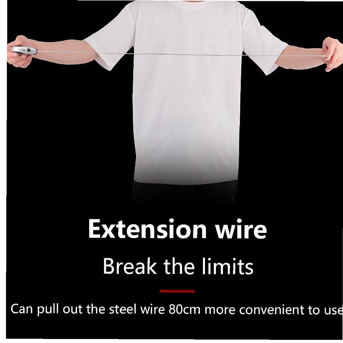 Retractable Cable Lock Mini Lock Number Padlock Luggage Locks with Cable for Suitcases Bike Snowboard Stroller