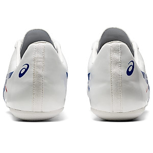 ASICS Unisex Hypersprint 7 Track & Field Shoes, 12.5, White/ASICS Blue