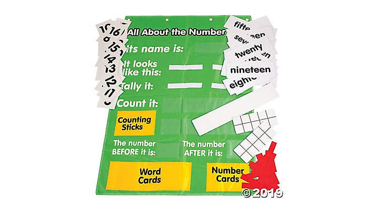 Fun Express All About Numbers Chart - Learn & Play