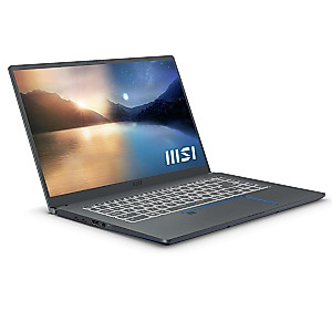 MSI Prestige 15 15.6" FHD Ultra Thin and Light Professional Laptop: Intel Core i7-1260P RTX 3050 Ti 32GB LPDDR4X 512 GB NVMe SSD, Thunderbolt 4, MicroSD Card Reader, Win 11 Pro: Carbon Gray A12UD-005