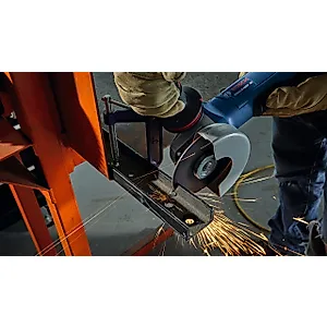 BOSCH GWS10-450P 4-1/2 In. Ergonomic Angle Grinder with Paddle Switch, Grey,black,blue