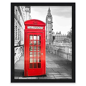 5.5x8.5 Frame Black Picture Frame - Modern Photo Frame Includes UV Acrylic Shatter Guard Front, Acid Free Foam Backing Board, Hanging Hardware Wood Certificate Frame Wall Frames for Family Photos