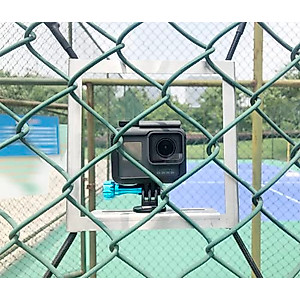 Matare Fence Mount - Fence Mount for GoPro Smartphones, to a Chain Link Fence for Recording Baseball,Softball and Tennis Games