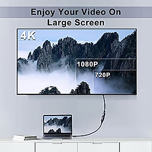 Twozoh HDMI Extension Cable 1FT, HDMI Male to Female HDMI Cord, Nylon Braided HDMI Extender, HDMI 2.0 Cable Adapter Support 4K@60Hz 3D HDR