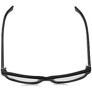 Prada Heritage PR 16MV 1BO1O1 Matte Black Plastic Rectangle Eyeglasses 55mm