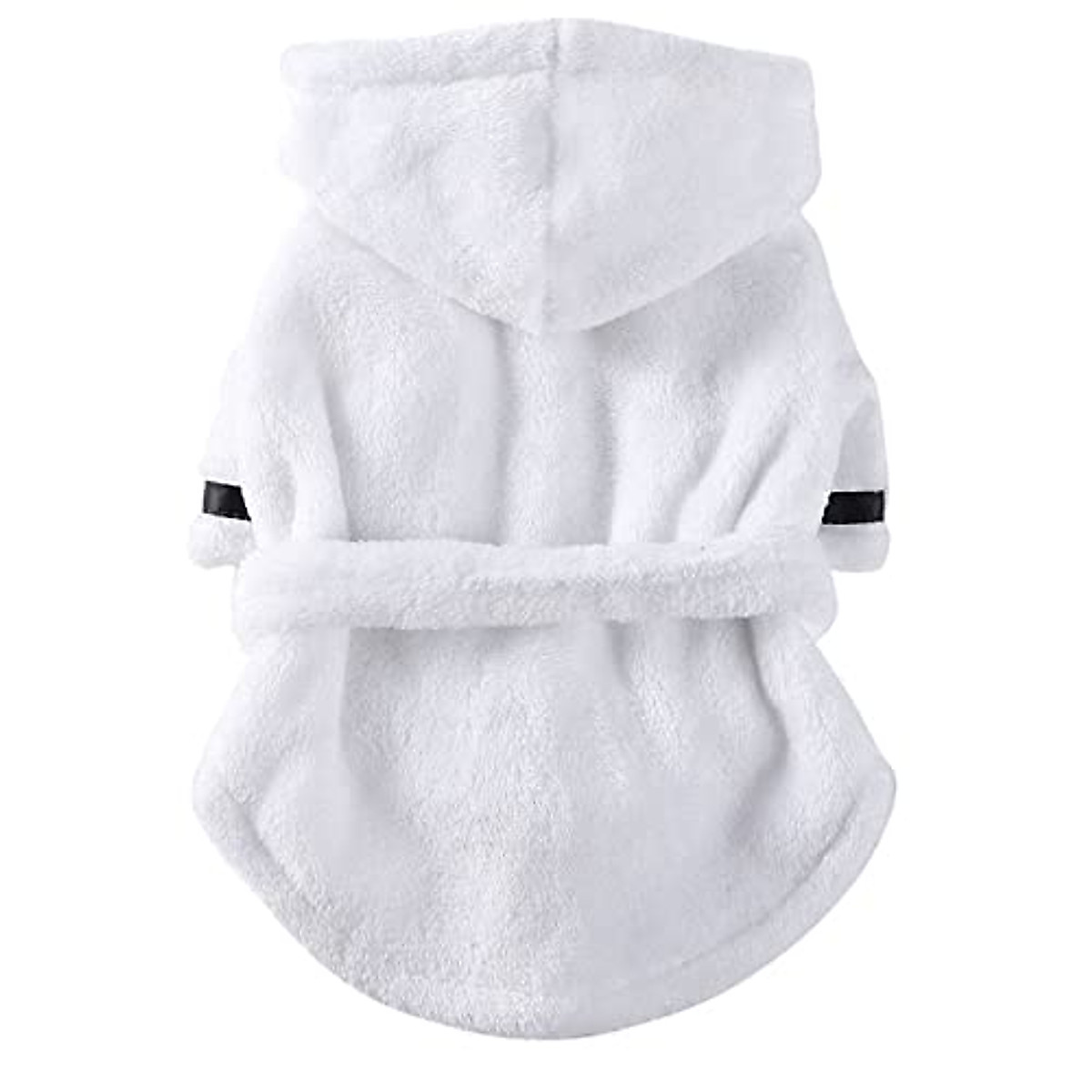 TTBDWiian Dog Close Medium Hotel Nightgown Bathrobe Dog Pajamas Clothes Bath Bathrobe Towel Pet Pet Cat Pet Clothes (White, Small)