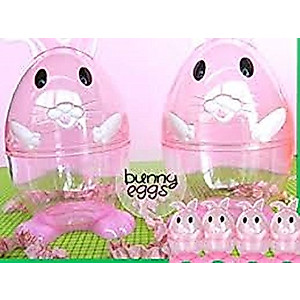 Candy Packaging Plastic Containers (3 Package Set)Include: 3-bunny; 3-carrot and 3-chick Containers
