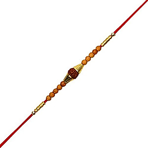 HANDICRAFT Rakhi For Brother And Bhabhi Rakhi for brother Rakhi Set Rakhee for Brother Sister Bracelets Rakhi Gifts For Brother Lumba Rakhi For Bhabhi Rakhi With Roli Chawal Rakhi Sets lumba rakhi