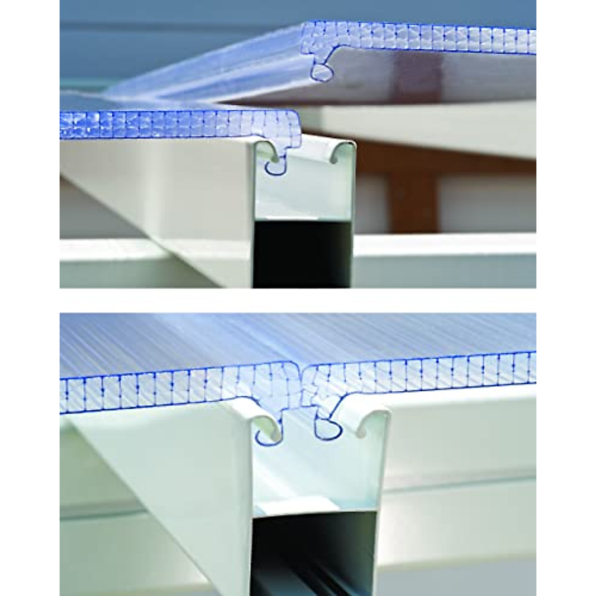 Palram - Canopia Sanremo 10x14 Enclosed Patio Cover with Screen Doors, White DIY Sunroom Kit Lean to Gazebo with Walls to Cover Patio Furniture, Deck, & Porch, UV Protected Polycarbonate Shelter