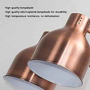 FUNNYBSG Food Warmer Lamp Food Heat Lamp Warmer Stainless Steel RESTurant Kitchen Buffet Warmer