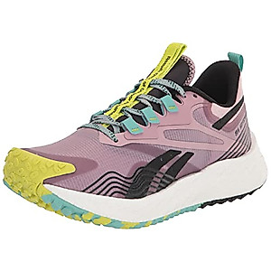 Reebok Women's Floatride Energy 4.0 Adventure Running Shoe, Infused Lilac/Semi Classic Teal/Acid Yellow, 9